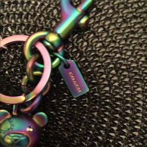 Coach | Accessories | Coach Hologram Iridescent 3d Teddy Bear Key Fob ...